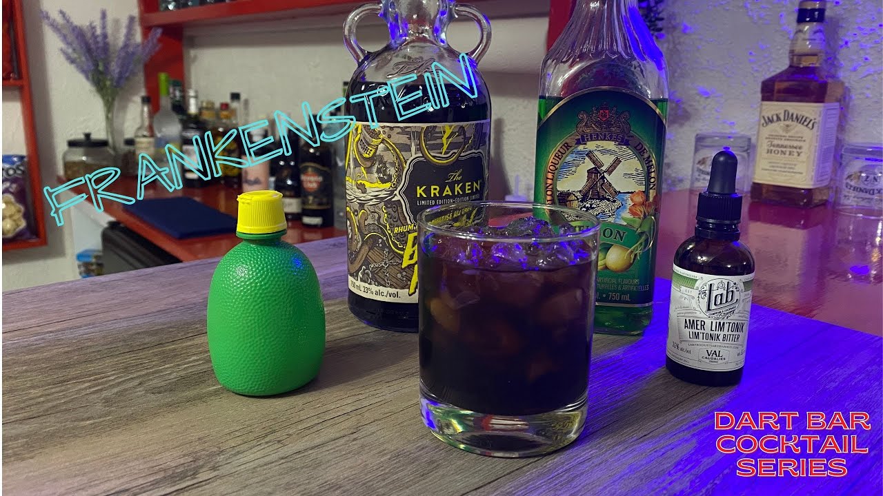 FRANKENSTEIN | Cocktail Drink | Dart Bar Cocktail Series - YouTube