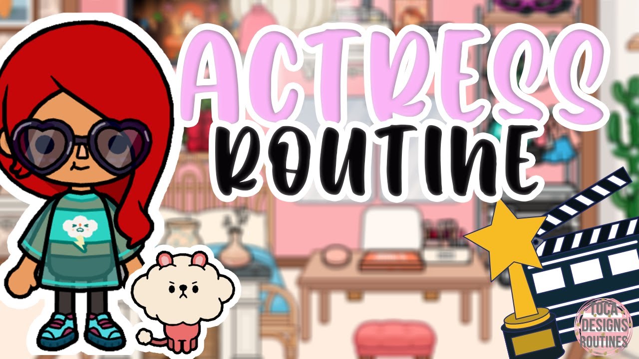 Toca Boca Actress Morning Routine | Toca Designs Routines - YouTube