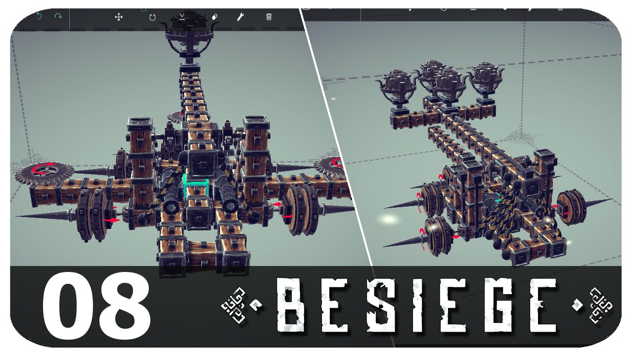 Besiege - Bomb Catapult - YouTube