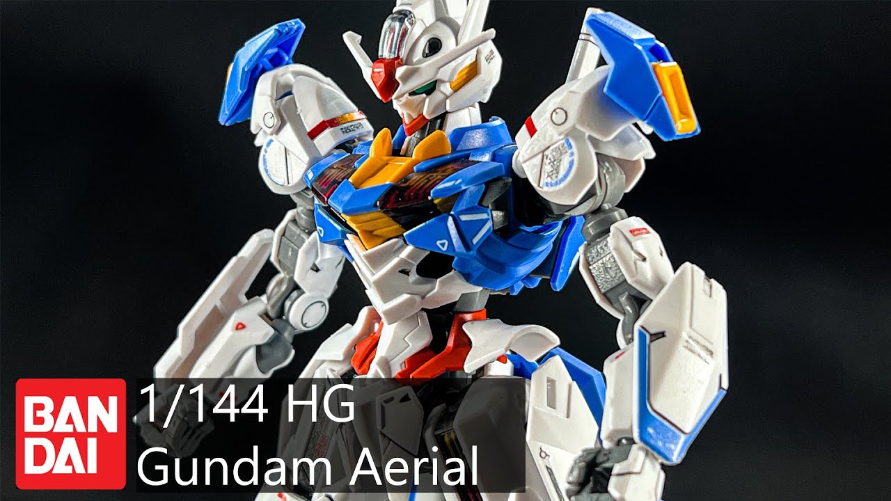 Bandai - Gundam Aerial 1/144 HG + EVO Decals (XVX-016 Gundam Aerial (ガンダム・エアリアル Gandamu Eariaru ...