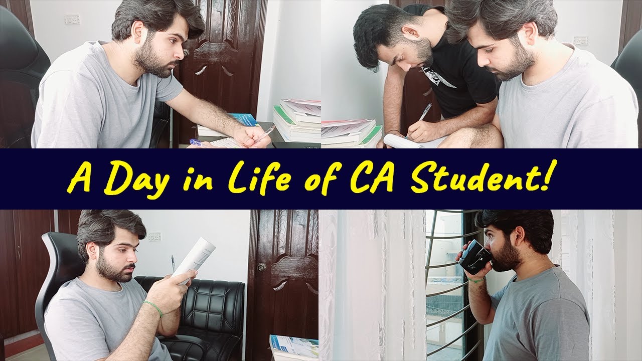 A Day in a Life of CA Student/Aspirants | CA Student Study Vlog | Life ...