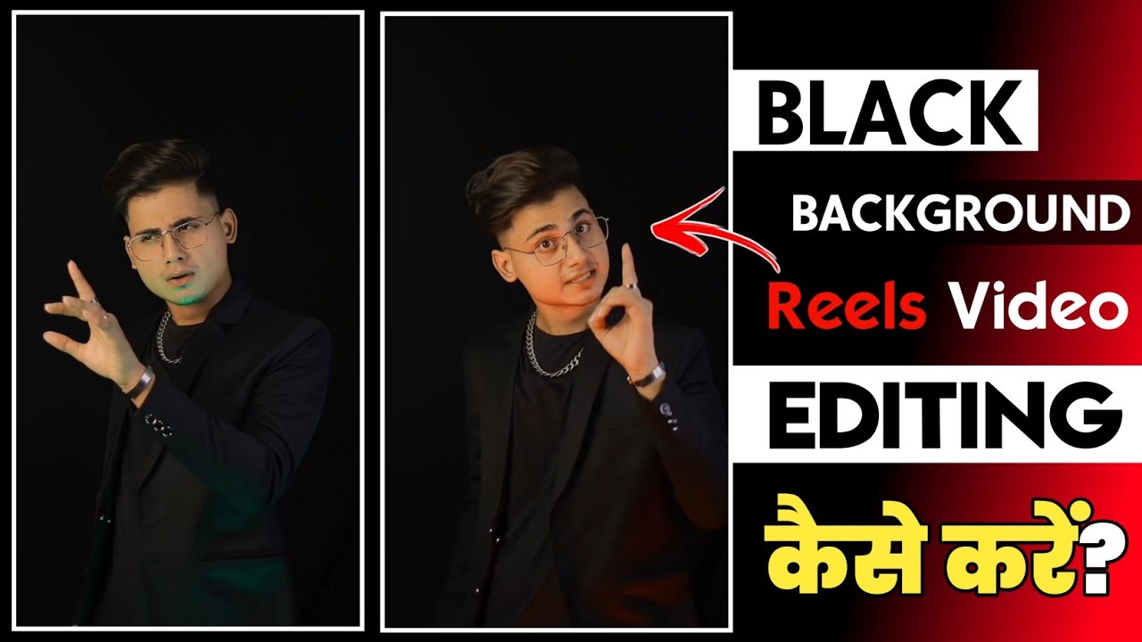 Black Background Video Editing Capcut | Black Background Reels Kaise ...