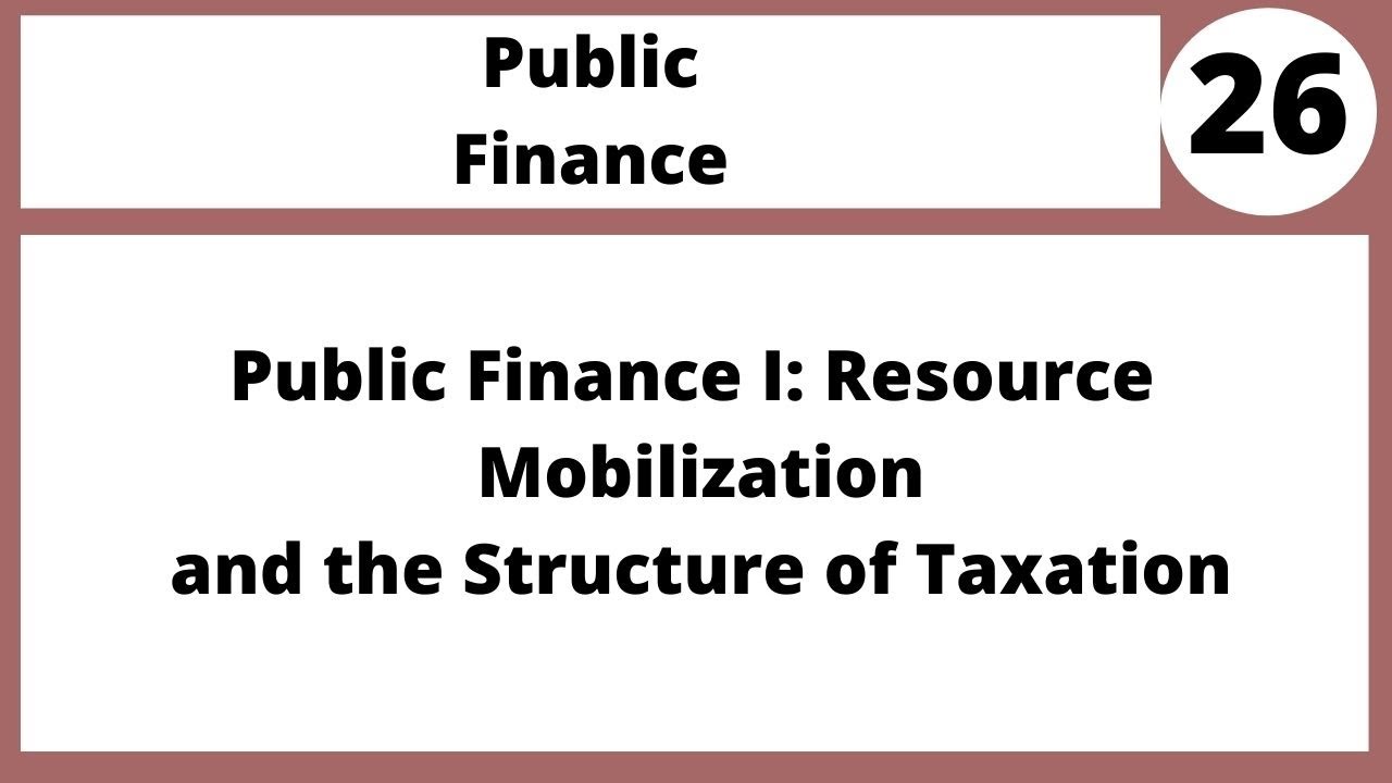 Components of Public Finance MPA405 LECTURE 26 - YouTube