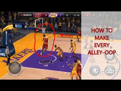 NBA Live How to make Every ALLEY-OOP - YouTube