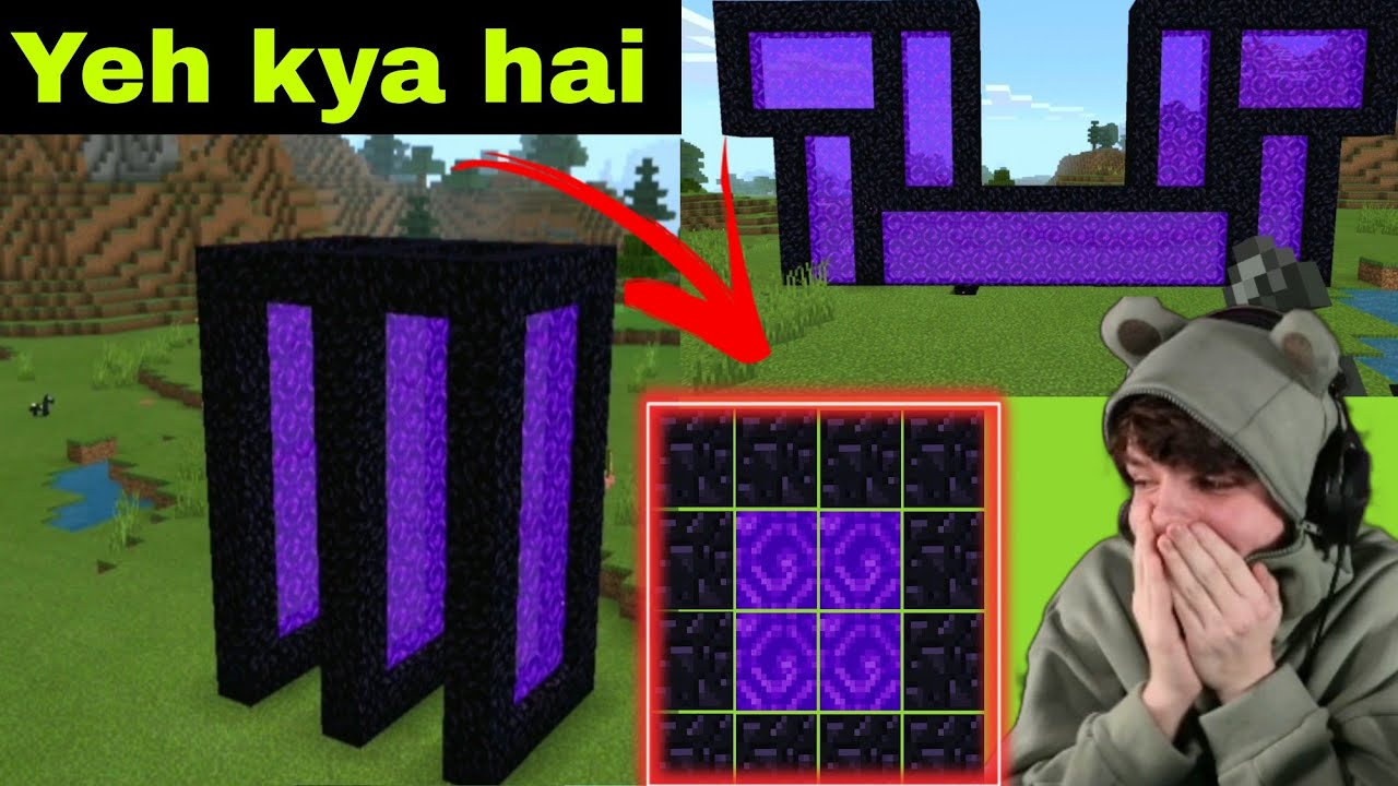 Different types of portal in minecraft🔥 - YouTube
