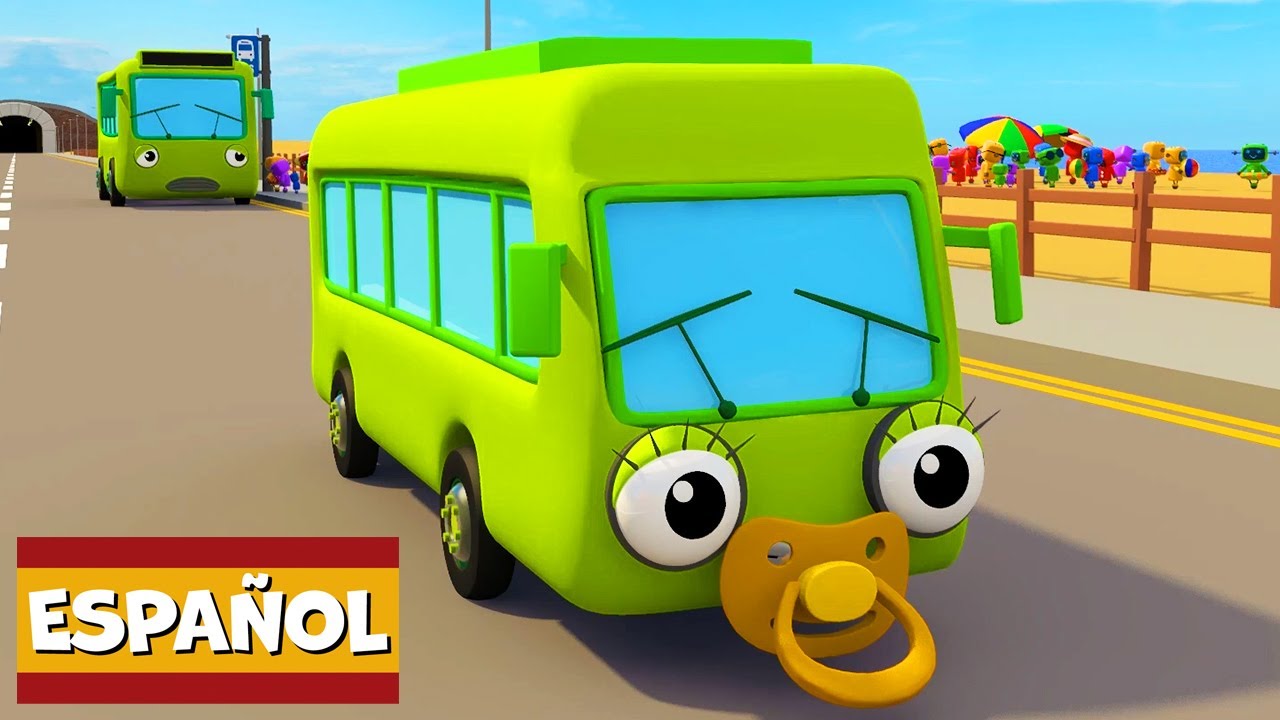 5 autobuses verdes | Garaje de Gecko | Carros para niños | Vídeos ...