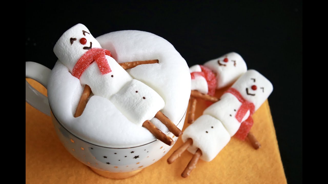 Matcha Hot Chocolate | Matcha Latte | Marshmallow Snowman | Matcha ...