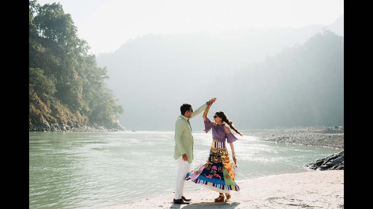 Wedding Movie | Srishti & Dhanush at Namami Ganges Beach Resort ...