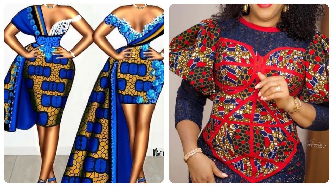 40 UNIQUE AND TRENDING ANKARA/LACE STYLES FOR IDEAL CHICS/WOMEN 2021 ...