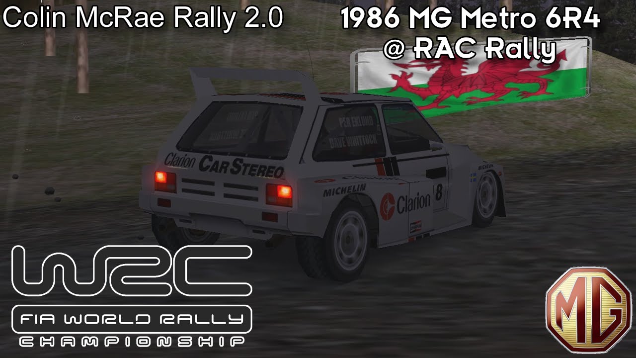 Colin McRae Rally 2.0 - 1986 MG Metro 6R4 (WRC Classic Mod) - YouTube