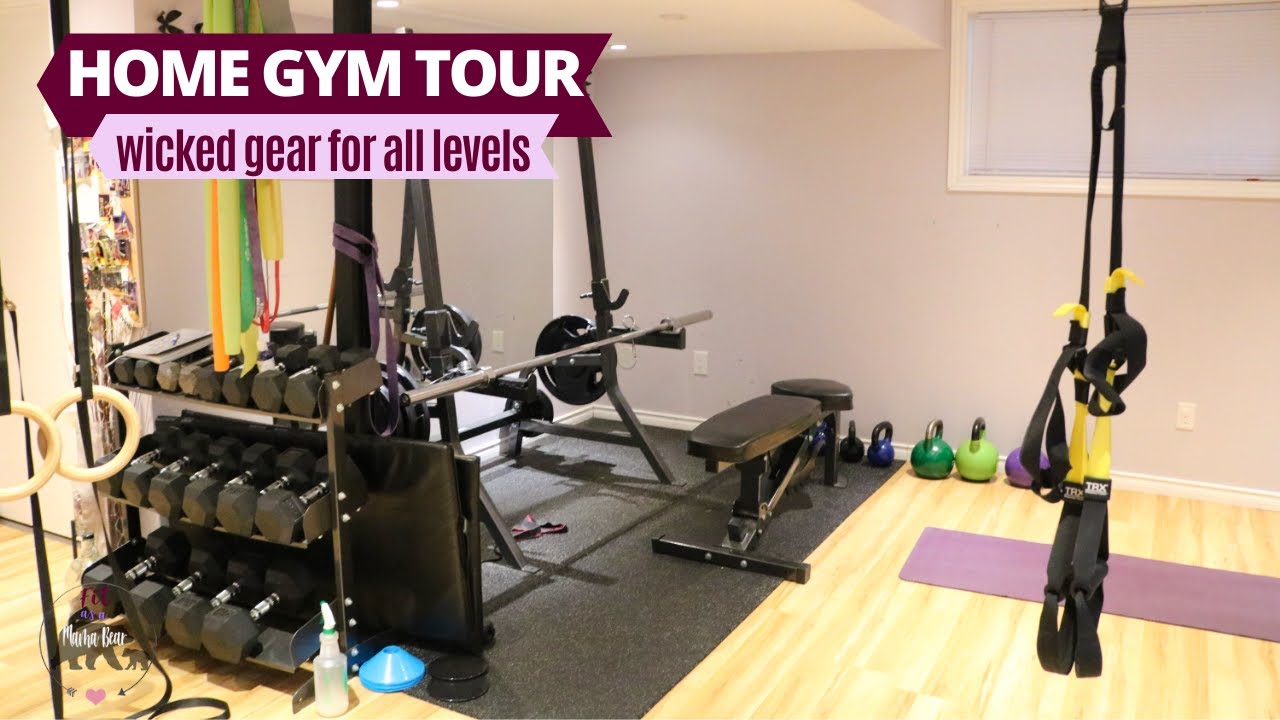 Home Gym Tour : All Of My Favorite Equipment & Gym Gear! - YouTube