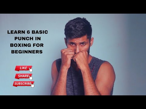 Learn 6 Basic Punch In Boxing For Beginners (in English subtitles ...