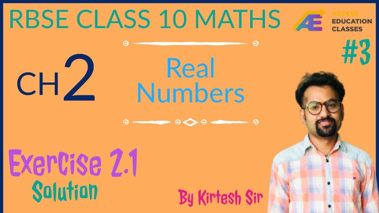 RBSE Class 10 Maths Chapter 2 Real Numbers Exercise 2 1 rbse-class-10-maths-chapter-2-real-numbers-exercise-2-1