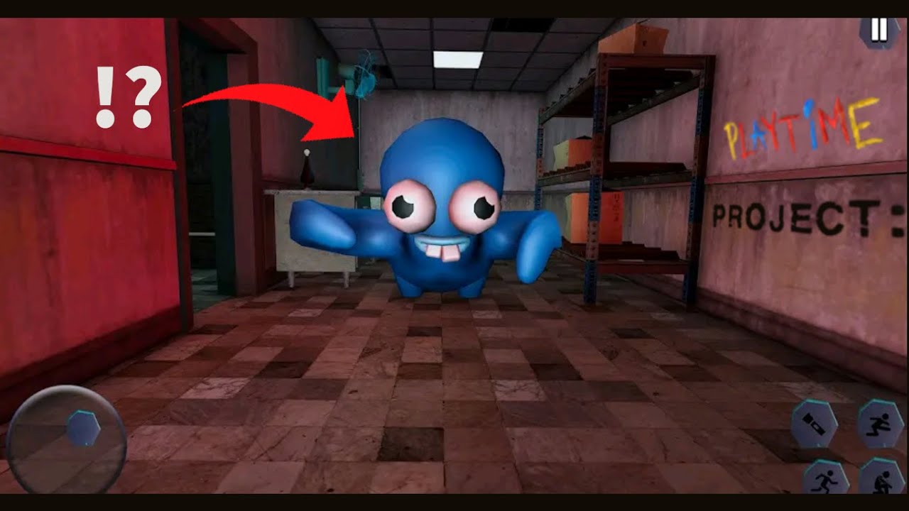 New Blue Monster Project horror game 3D! Mobile gameplay. - YouTube