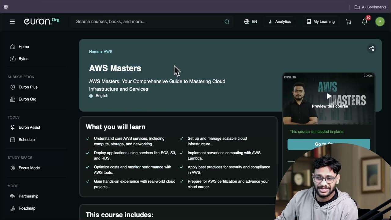 Master AWS: Snowflake, DMT, and AWS exclusively| EURON - YouTube