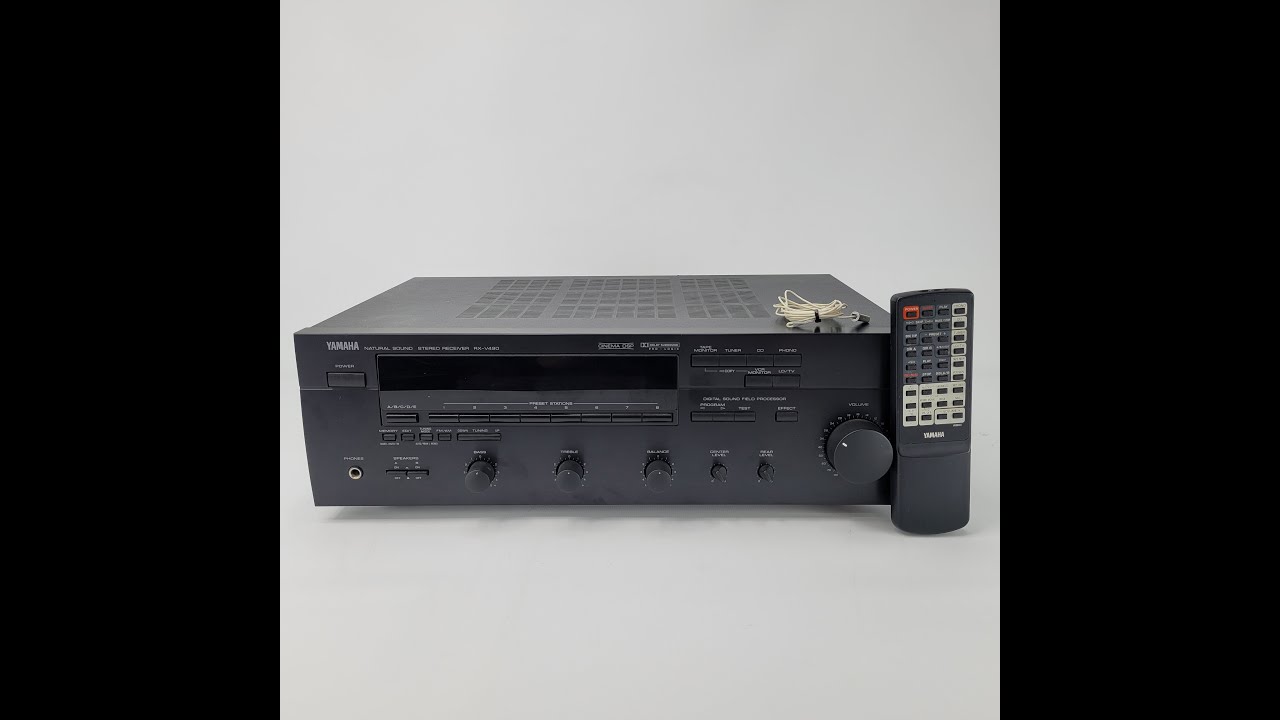 Showcasing The Yamaha RX-V490 Natural Sound 5.1 A/V Stereo Receiver ...