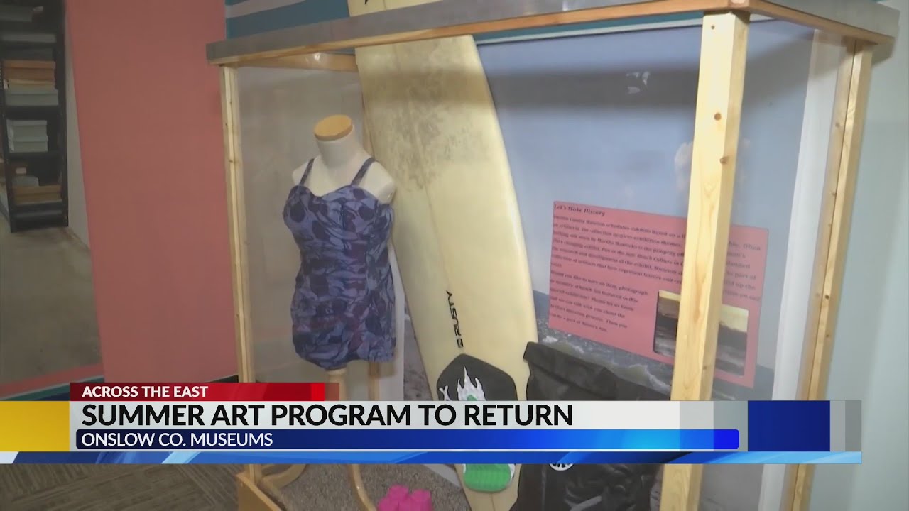 Onslow County Museum's Summer Art Program returns - YouTube