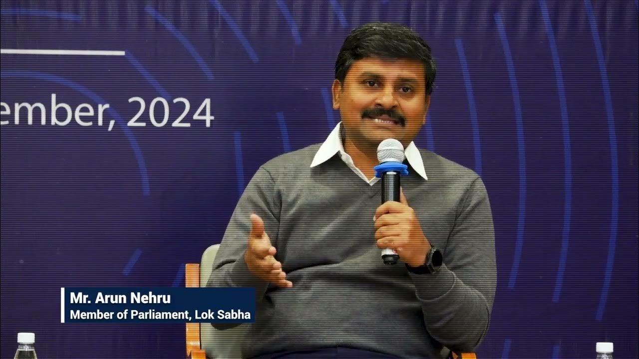 Mr. Arun Nehru on the importance of parliamentary sitting and discussions - YouTube