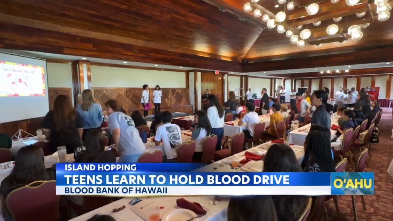 Blood Bank of Hawaii holds blood drive workshop for health academy ...