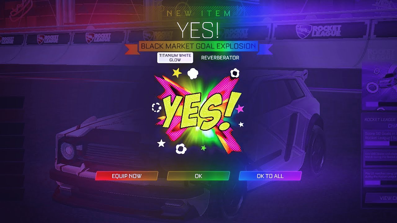 PLAYING ROCKET LEAGUE WITH THE *NEW* YES! GOAL EXPLOSION! - YouTube