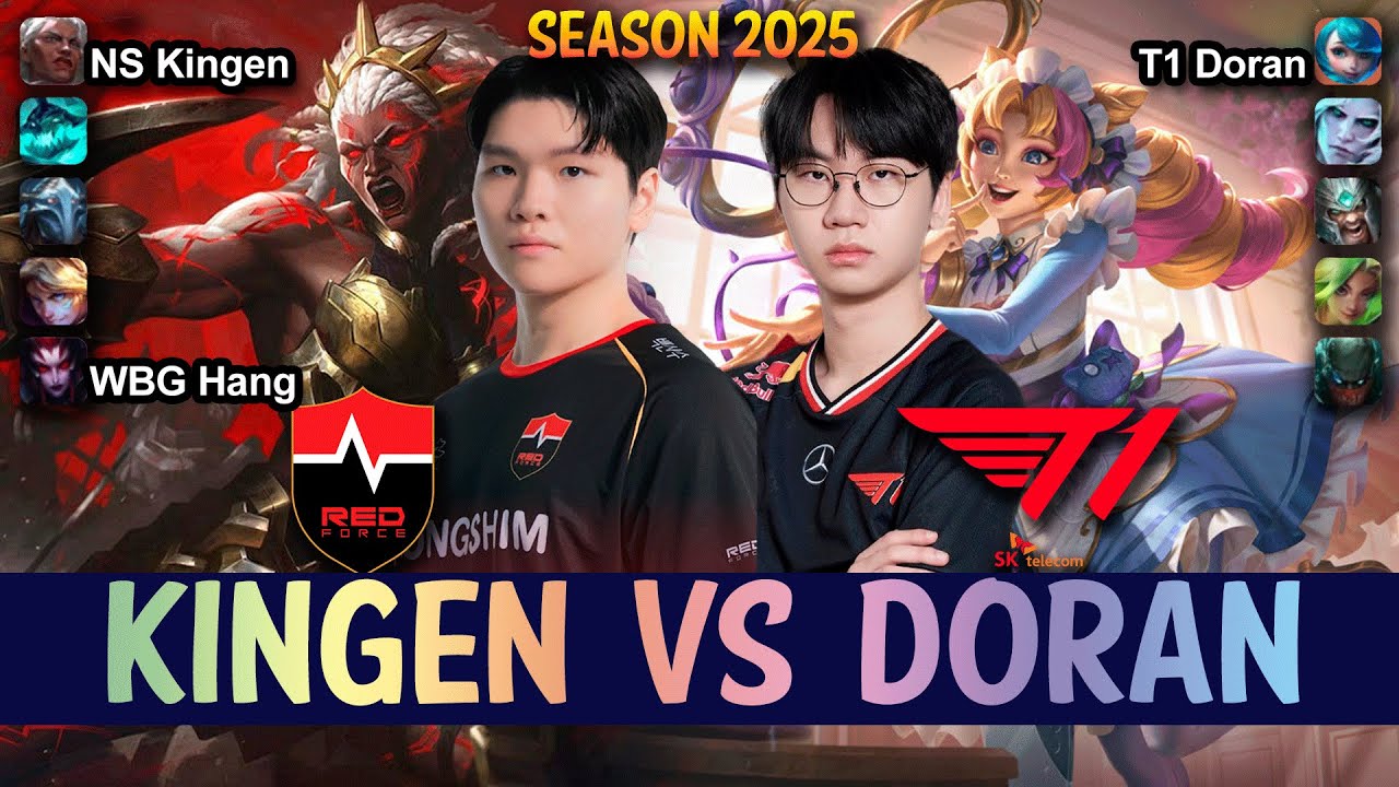 T1 Doran vs NS Kingen - Doran GWEN vs Kingen AMBESSA Top - Patch 25.08 ...