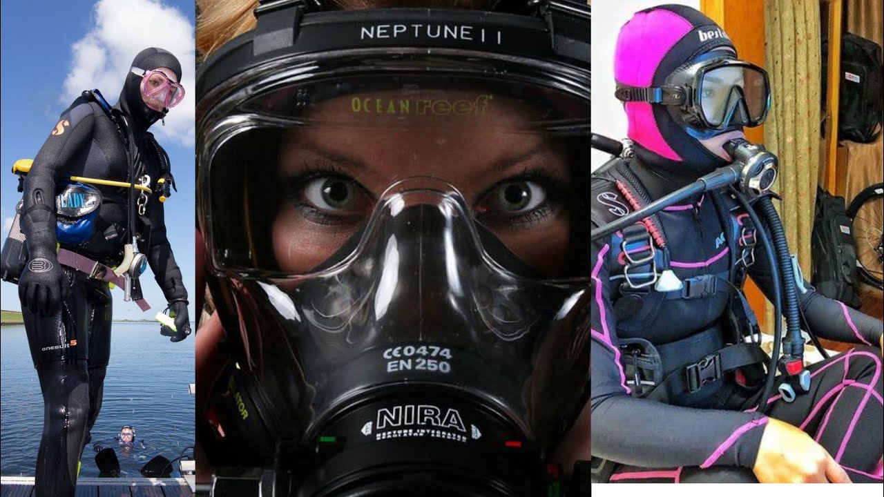 New Invention of latex full face gas masks and scuba diving gear ...