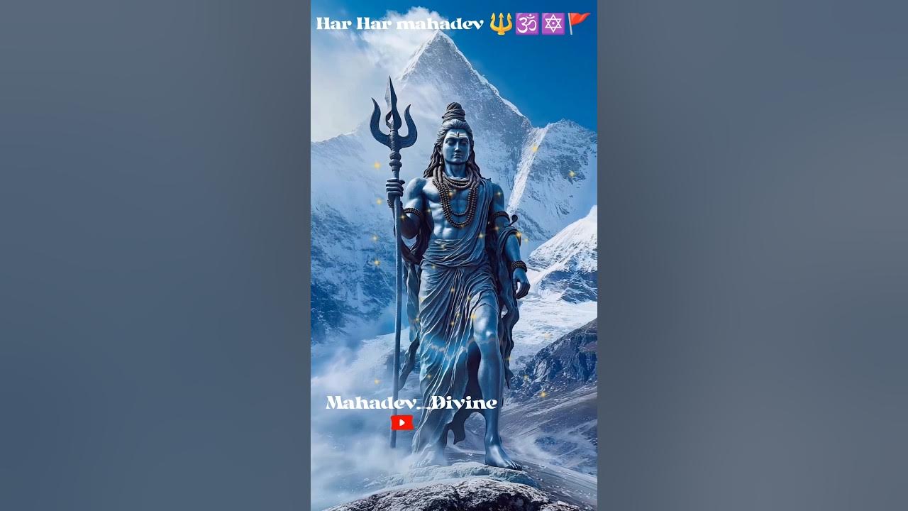 Lord Shiva, the mighty destroyer and supreme transformer of the universe #mahadev #god - YouTube