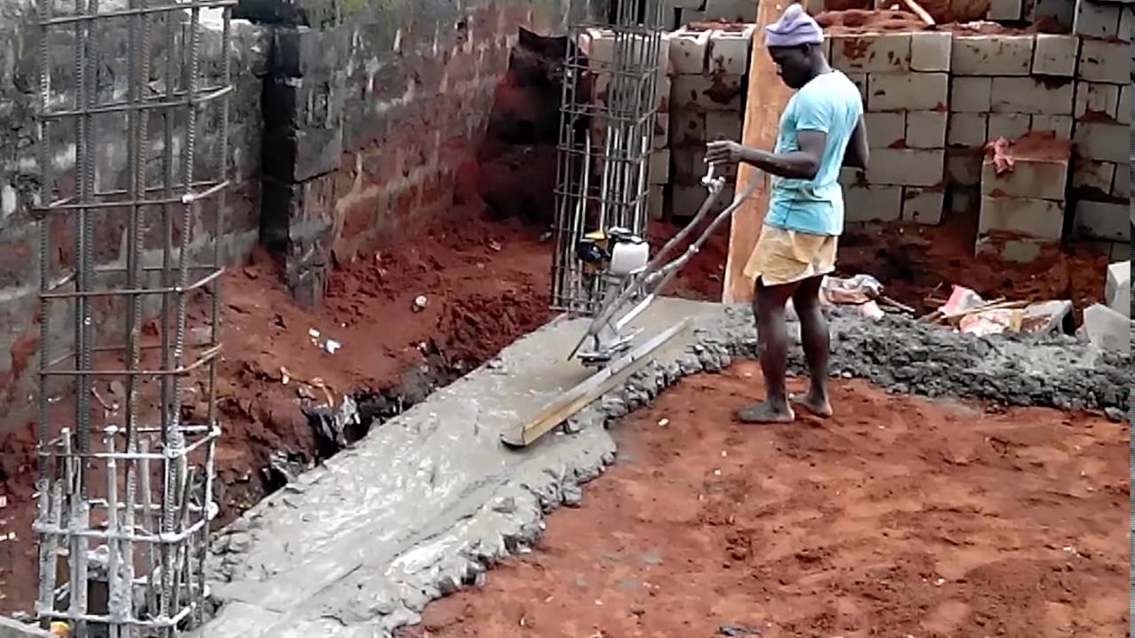 Power Screed @ Work - YouTube