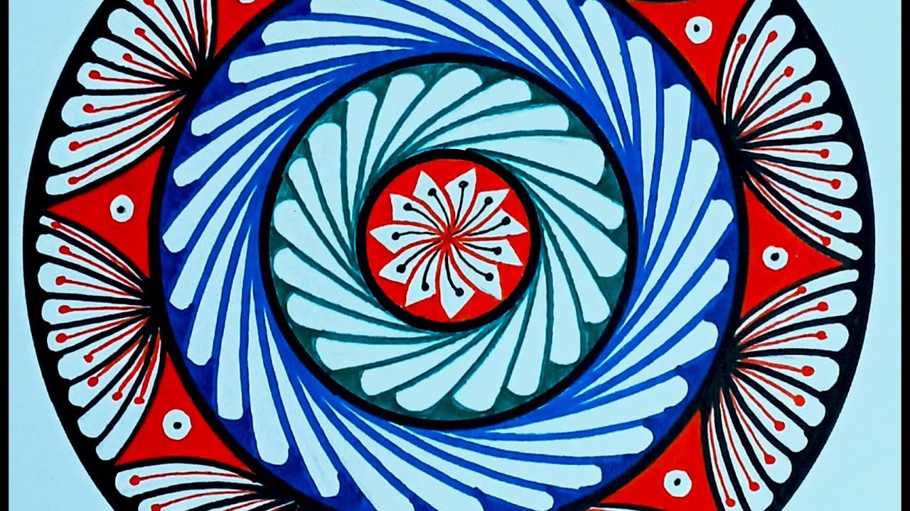 Easy Art Designs is live zentangle for beginners#easy beautiful drawing ...