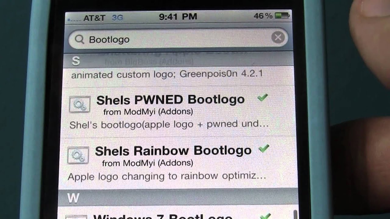 How to install a custom Boot Logo on iOS 4.2.1 (Cydia Tweak) - YouTube