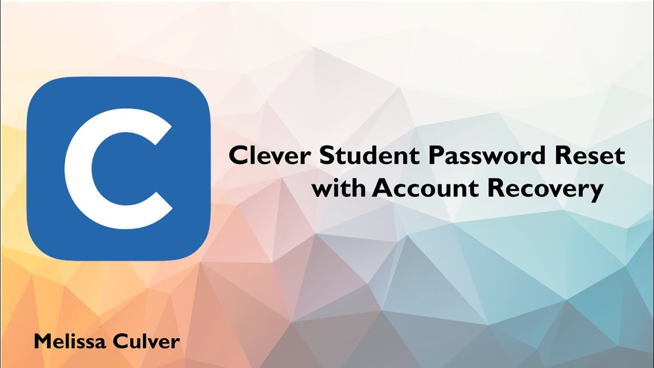 Clever Password Reset - YouTube