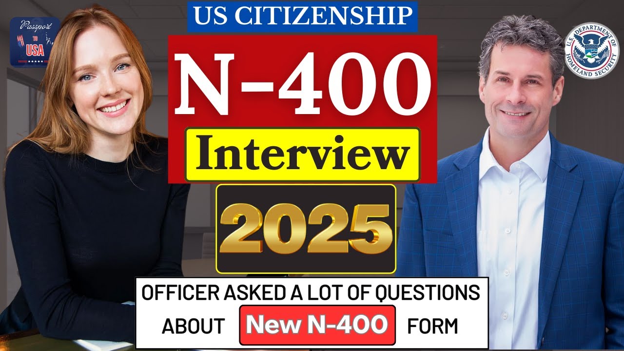 Pass US Citizenship Test 2025 & Oath Ceremony - N400 Naturalization ...