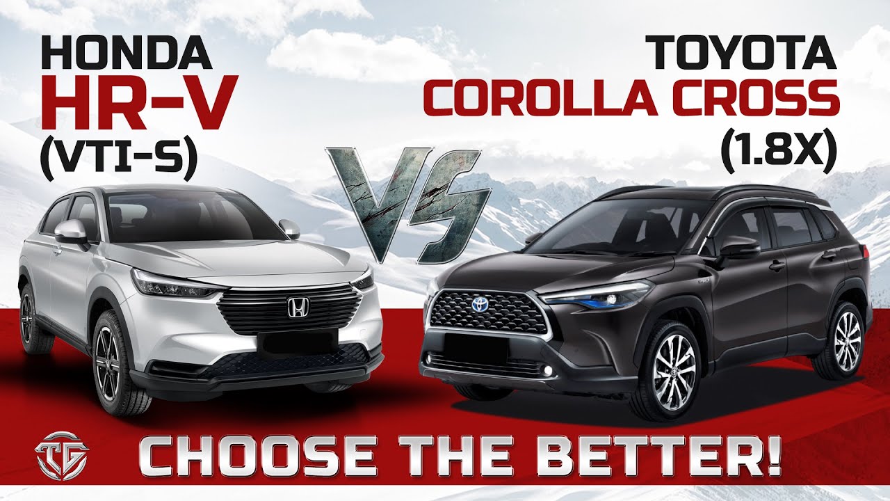 Honda HR-V vs Toyota Corolla Cross | Behtar konsi hai? | The Garage ...