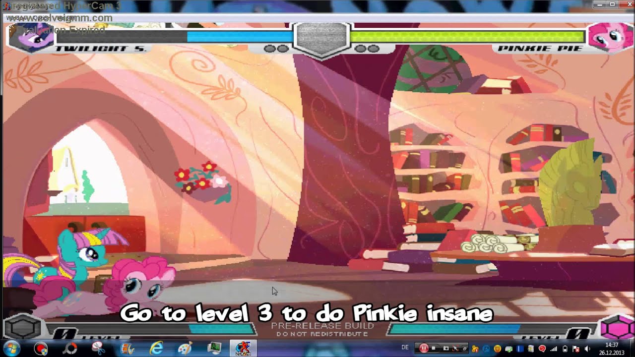 MLp fighting is magic: how to get pinkie Amnesia-Kattvalk fan - YouTube