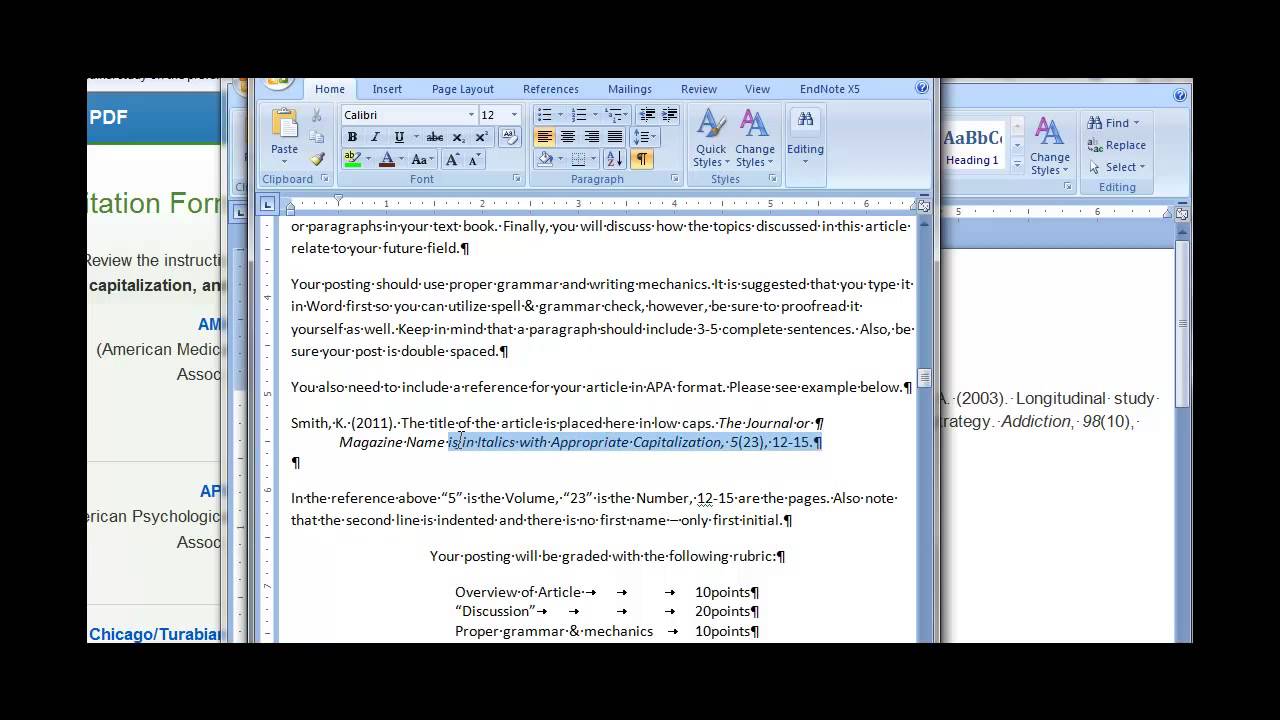 How To Cite Discussion Posting - YouTube