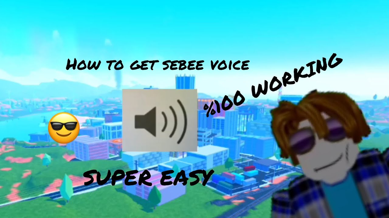 How to get sebee voice | EASIEST METHOD 😁 - YouTube