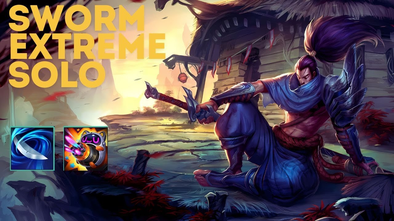 How to clear Sworm Mode Extreme with yasuo.. - YouTube