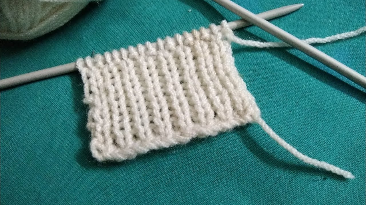 Easy sweater border design - YouTube