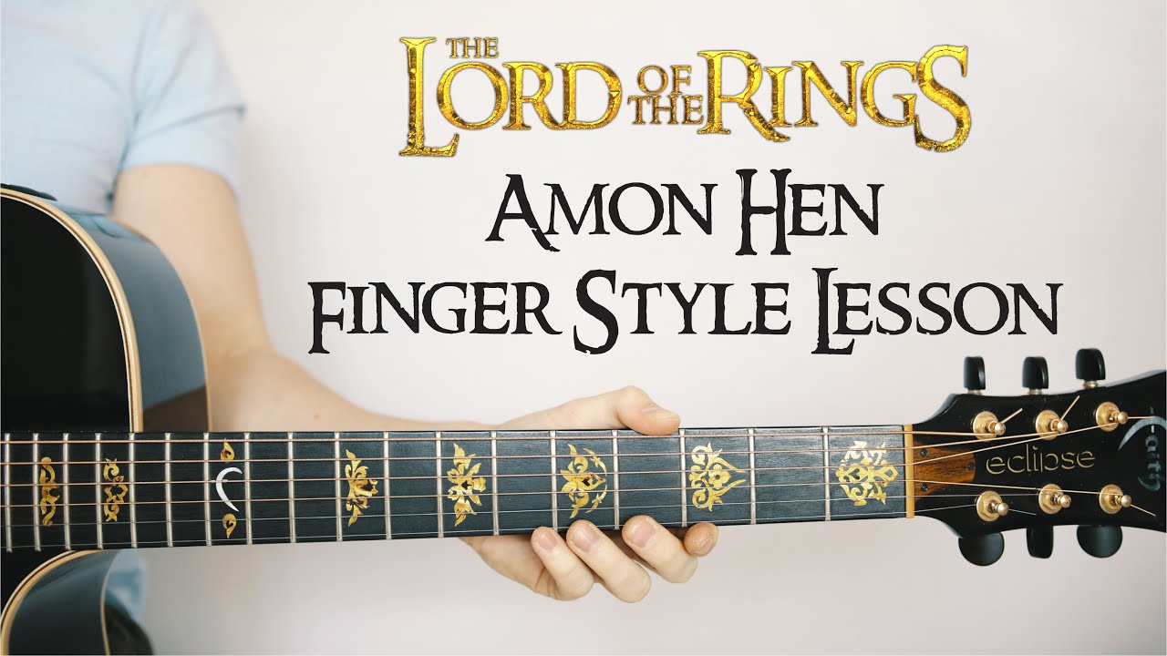 Amon Hen (Isengard Theme) 🎸 Finger-Style Lesson (TAB, Play-Along) Lord ...