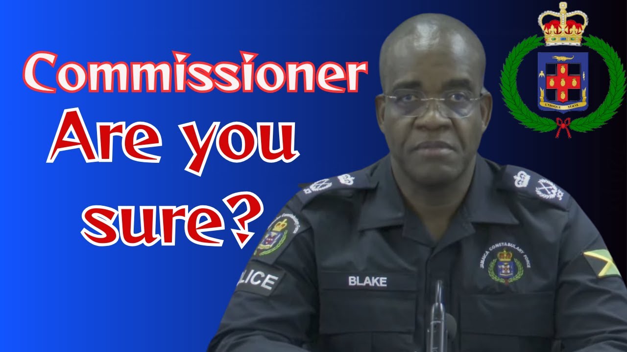 Police Commissioner | Dr. Kevin Blake | Press Release#jcf - YouTube