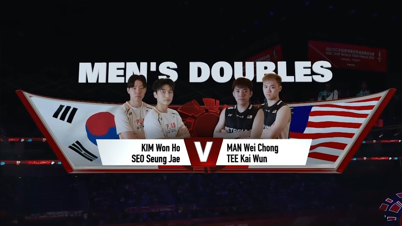 Kim Won Ho/Seo Seung Jae vs Man Wei Chong/Kai Wun Tee | World Tour ...
