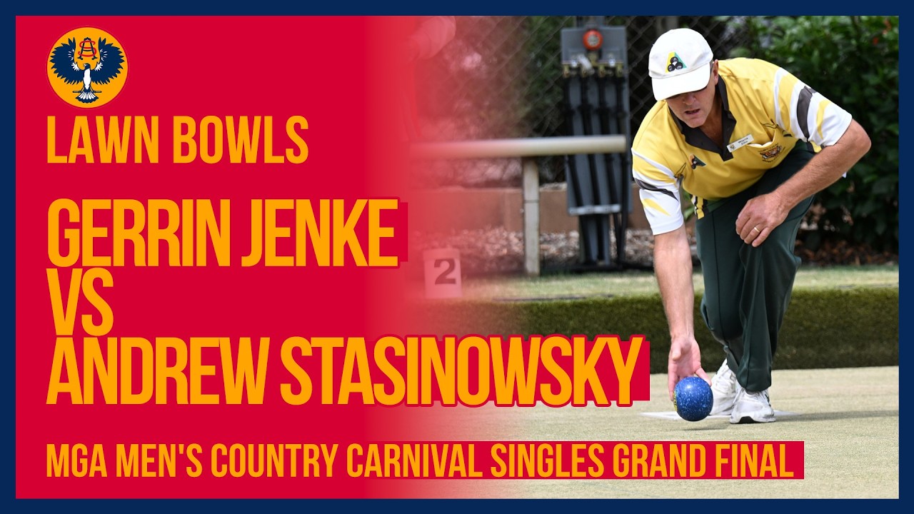 Gerrin Jenke vs Andrew Stasinowsky | MGA Men's Country Carnival Singles ...