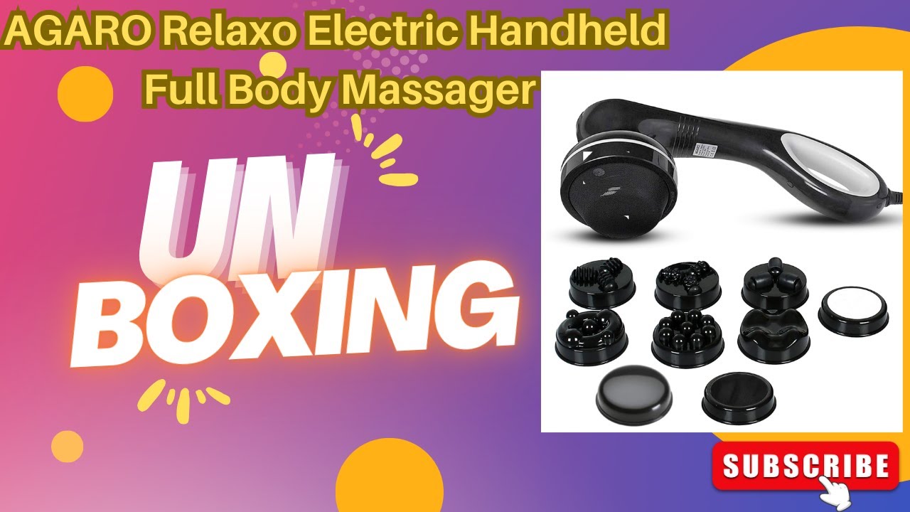 Experts Recommend the AGARO Relaxo Electric Massager - YouTube