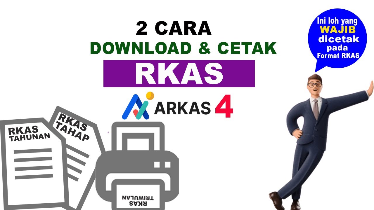 2 Cara Download dan Cetak RKAS di ARKAS 4 - YouTube