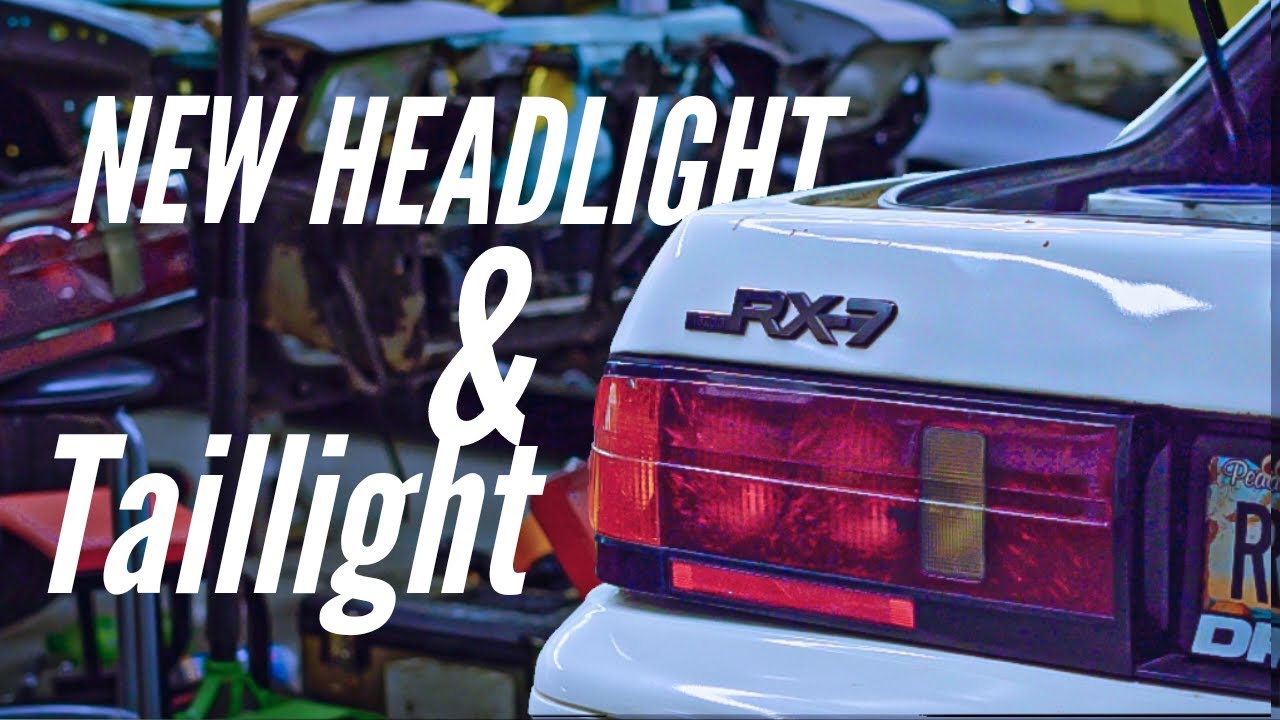 How To Remove Headlight And Taillight For RX7 FC - YouTube