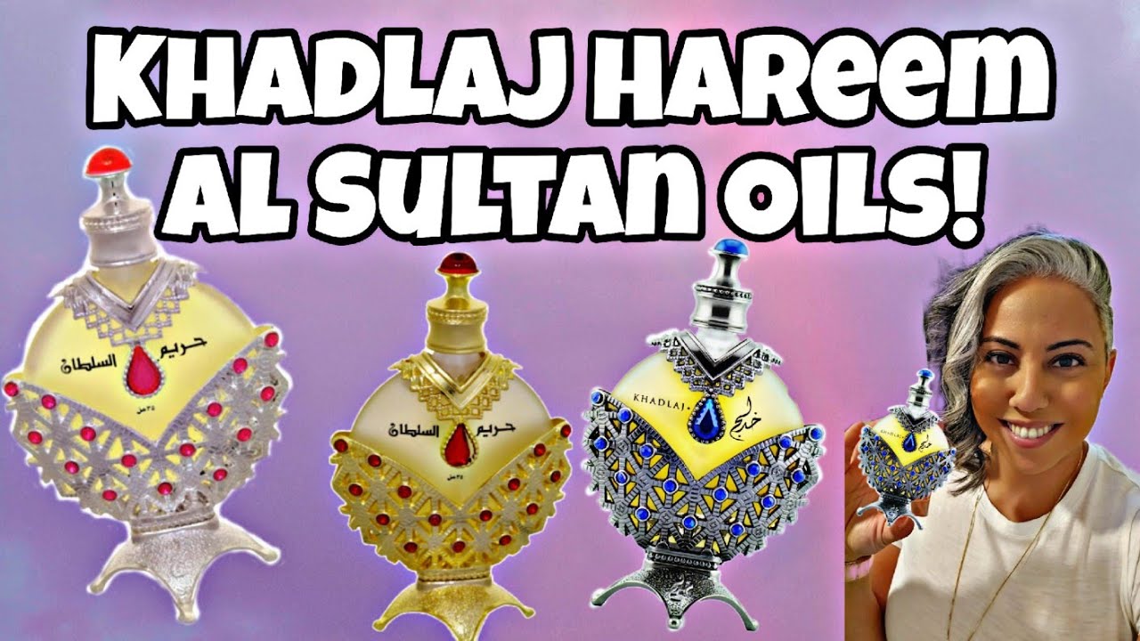 Khadlaj Hareem Al Sultan Oils | Gold, Pink, and Blue | Glam Finds ...