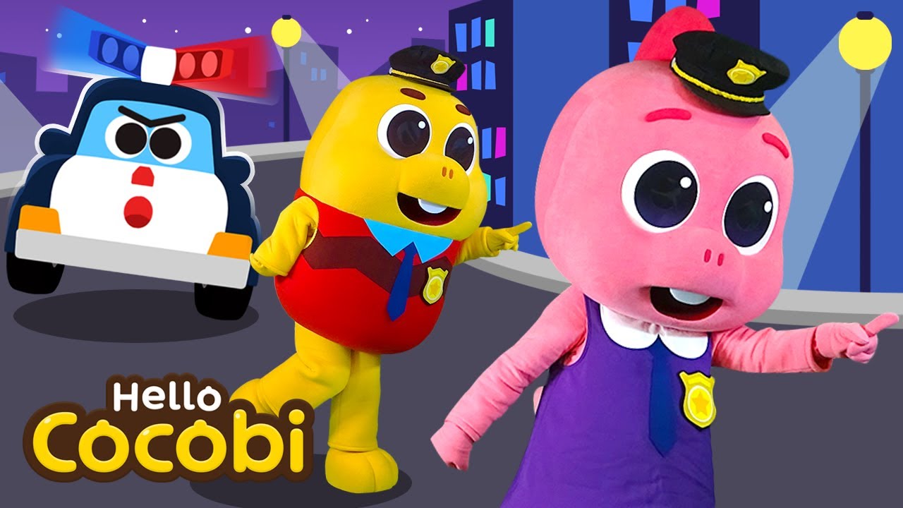 Police Car Song | Nursery Rhymes & Dance Along for Kids | Hello Cocobi ...