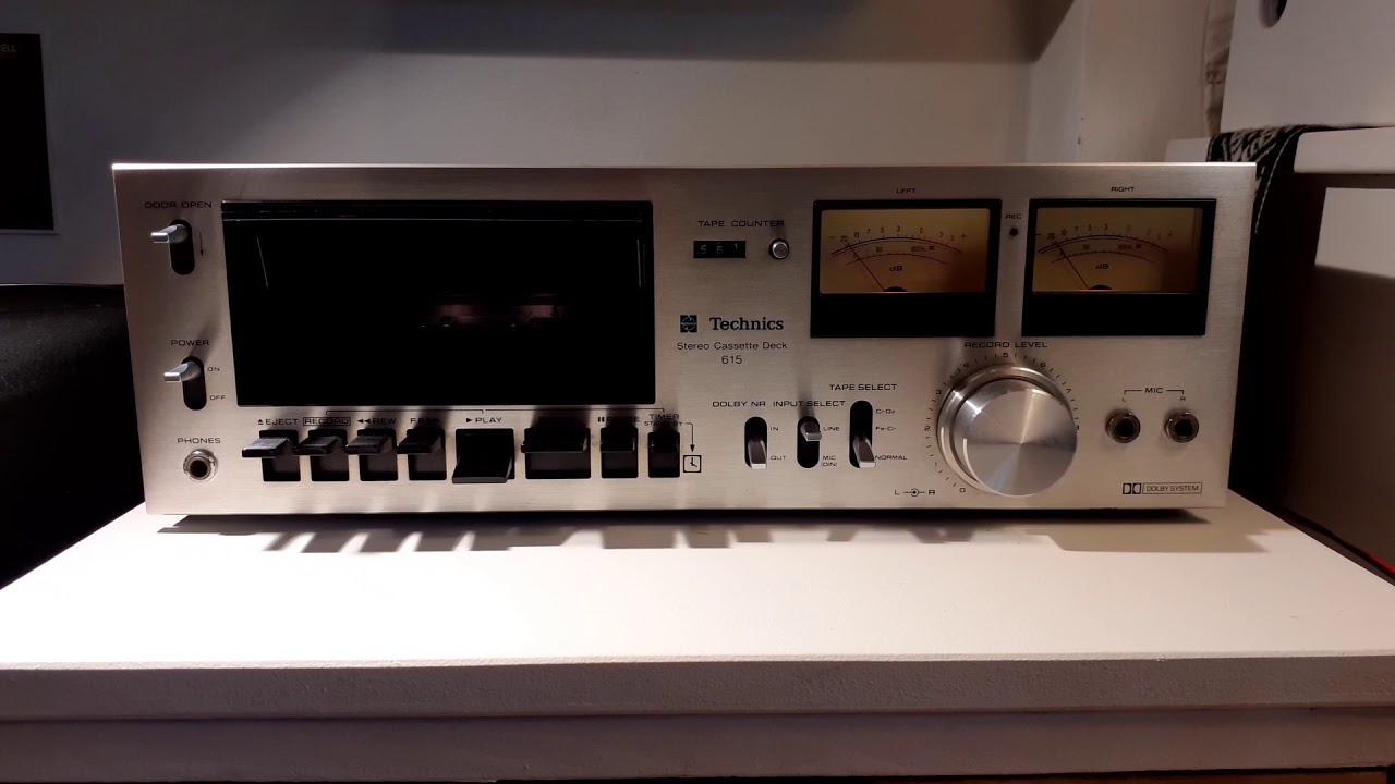 Technics RS-615 Stereo Cassette Deck (1976-78) - YouTube