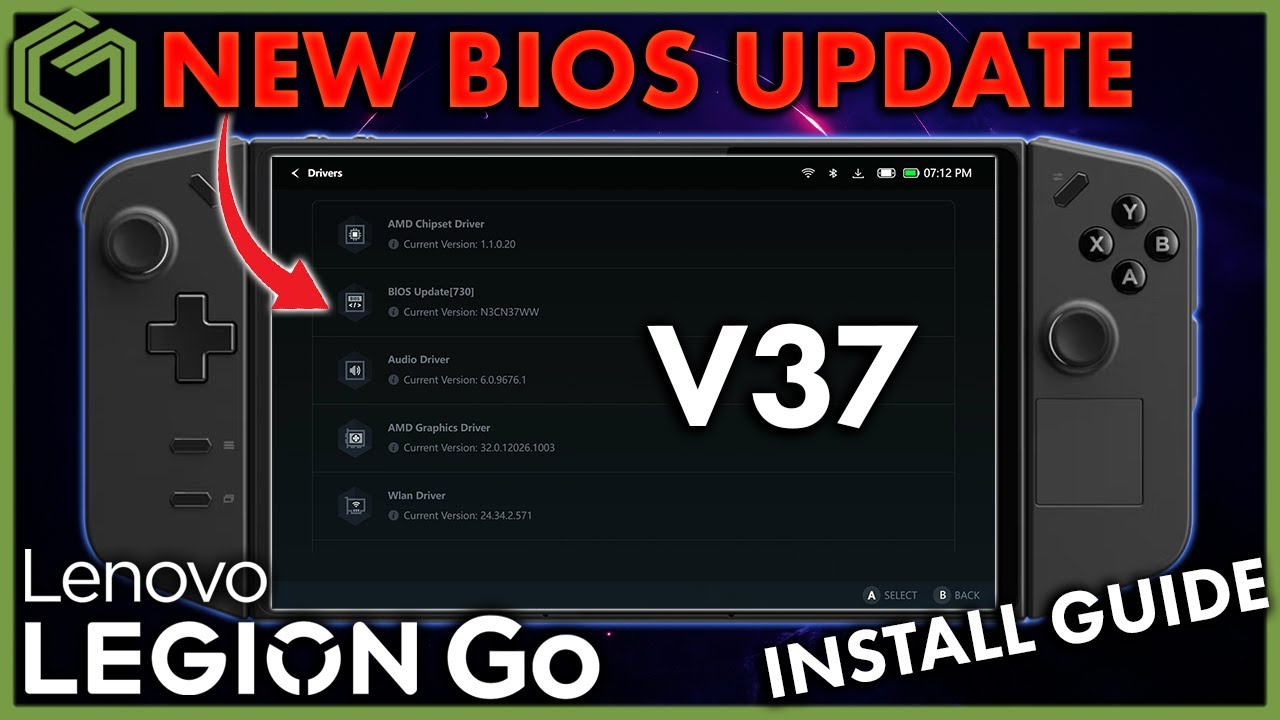 New Legion Go Bios Update v37 out Now!! - Here's How to Install - YouTube
