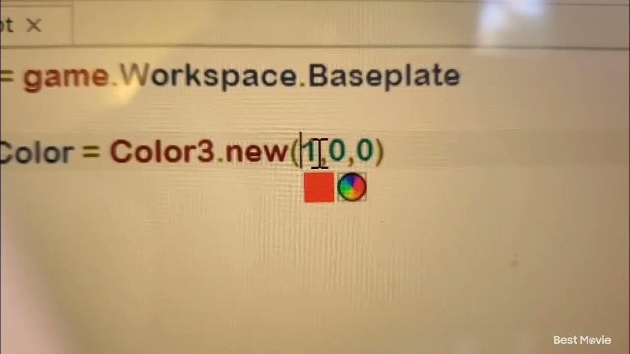 Roblox Studio Video Scripting #9 - Vector3, Vector2, and Color3 - YouTube